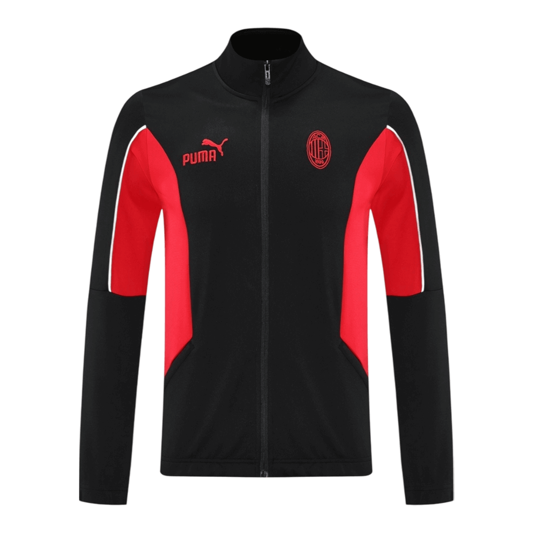 AC Milan Track Jacket 2025/26 - Black | FansJerseyHub